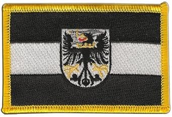 West Prussia Flag embroidered Iron-On Patch: Amazon.co.uk: Clothing