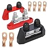 RVBOATPAT Marine Bus Bar 12V 250A Power Distribution Block 12 Volt DC Busbar 3/8" Dual Studs ...