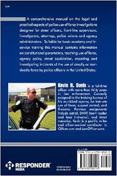 Use of Force Investigations: A Manual for Law Enforcement: Kevin R ...