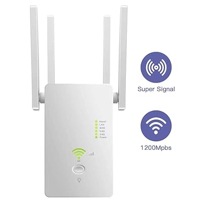 Dual Band AC1200 WiFi Range Extender with Gigabit Philippines | Ubuy
