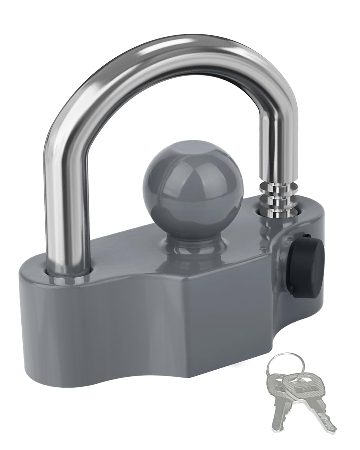 DEEAGLE Trailer Coupler Lock, Heavy Duty Trailer Hitch Lock Fits 1-7/8 ...