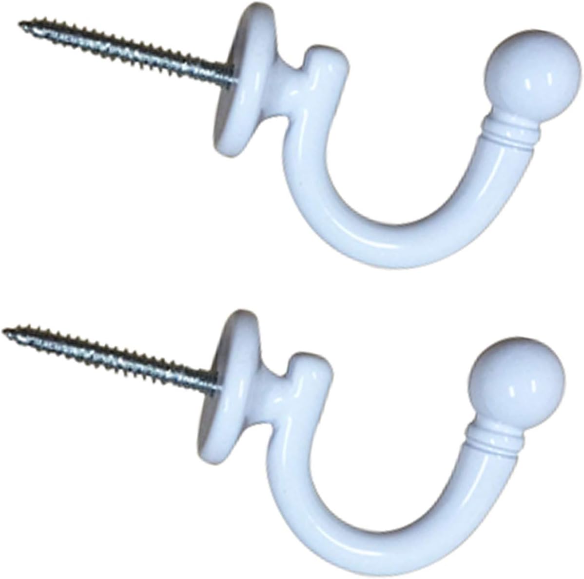 Amazon.com: Curtain Tie-Backs Hooks,Wall Mounted Tieback Tassel Holder ...