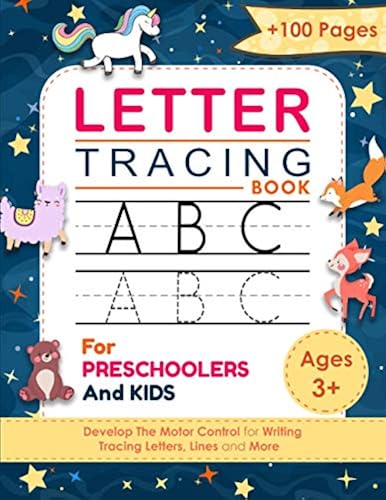 Letter Tracing Book: For Preschoolers And Kids Ages +3 - Alphabet ...