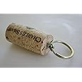 Amazon.com: Wine Cork Floating Key Chain, single wine cork keychain ...