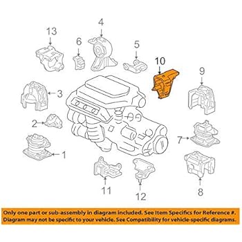 Amazon.com: Genuine Honda 50630-SHJ-A01 Engine Mounting Bracket: Automotive