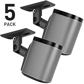 Amazon.com: 5 Pack of Black Speaker Wall Mount Brackets for Bose,Sony ...