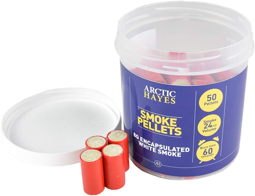 Arctic Hayes PH525 1 x Encapsulated White Smoke 50-Pieces Pellet Tub ...