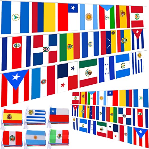 Mua 6 Set Latin America 21 Countries String Flags Assorted Latino Flag ...