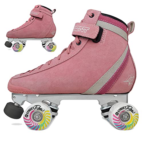 Bont Parkstar Pink Suede Professional Roller Skates for Park Ramps ...
