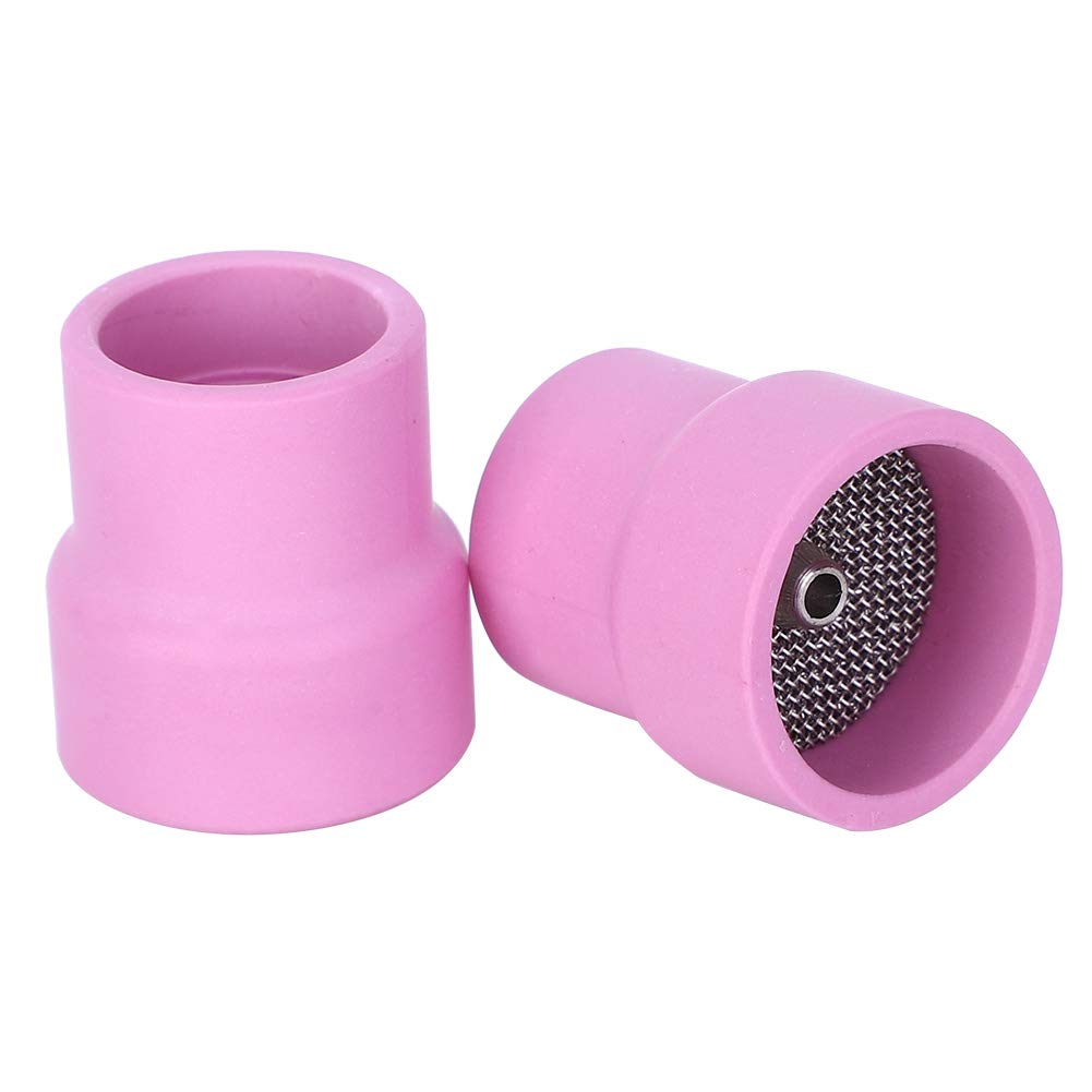 2Pcs Ceramic Welding Cup #12 TIG Gas Lens Alumina Nozzle Furick Cup for ...