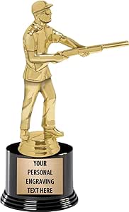Amazon.com : Crown Awards Skeet Shooting Trophies with Custom Engraving ...
