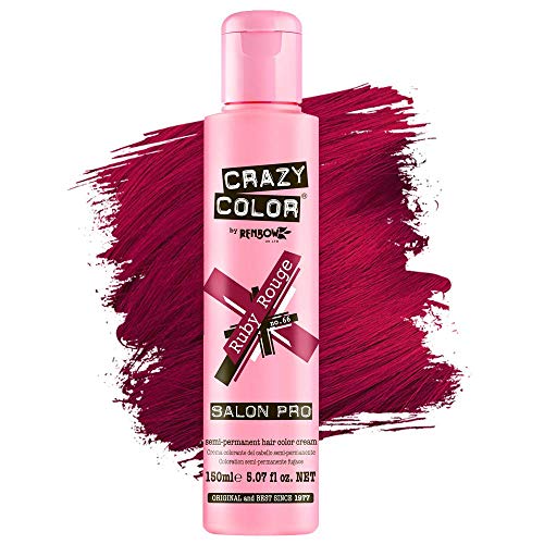 Crazy Color Crazy Color Salon Pro Semi Permanent Hair Color - 66 Ruby ...