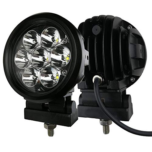 Audak 2Pcs 35W Spot Beam 4.5 Inch Round LED Work Light Driving Lights ...