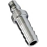 Nitto Kohki Hi Cupla 40SH Quick Connect Pneumatic Coupler Socket, 1/2" Size, Hose Barb, 218 PSI ...