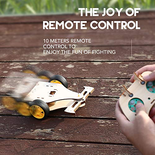 Cutefun Electric Motor Science Kit, Battle Bots Remote Controlled Toy ...