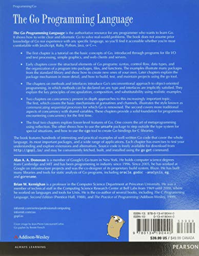 Go Programming Language, The (Addison-Wesley Professional Computing Series) | Pricepulse