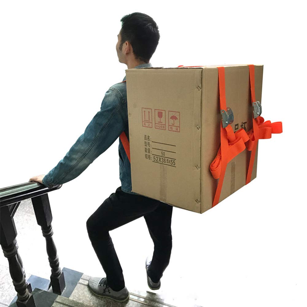 1-Person Adjustable Lifting and Moving Straps Shoulder Carrying Strap ...