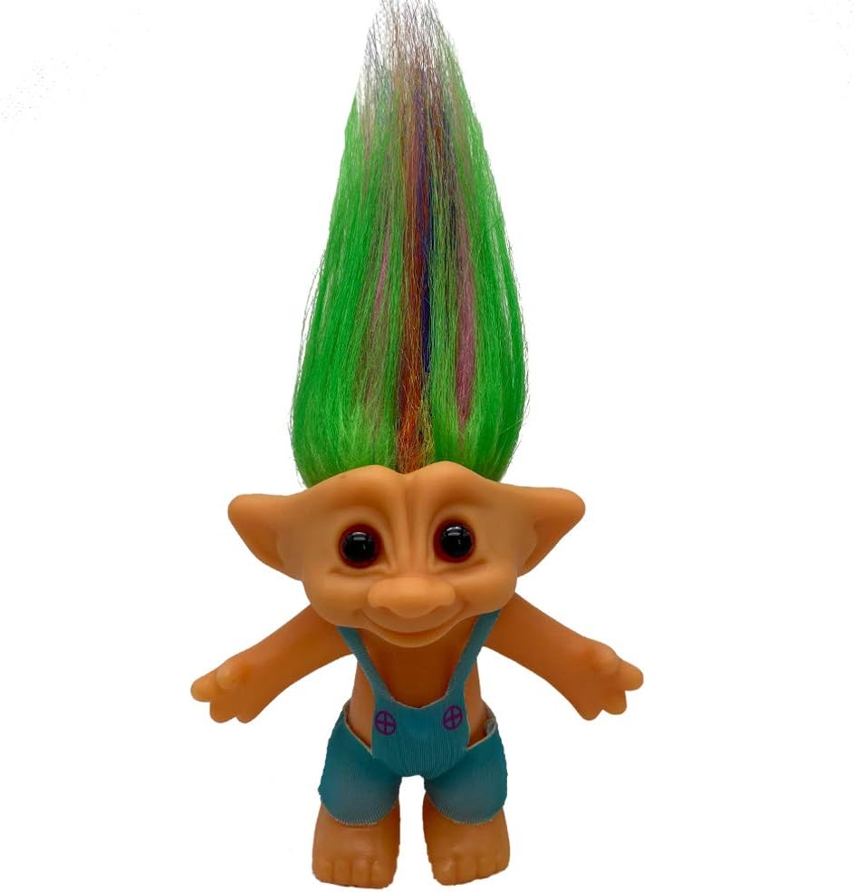 Amazon.com: PVC Vintage Trolls Dolls Lucky Doll Action Figures ...