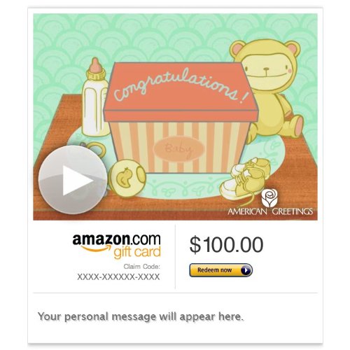 Amazon Gift Card - E-mail - Baby Lights Your World (Animated) [American ...