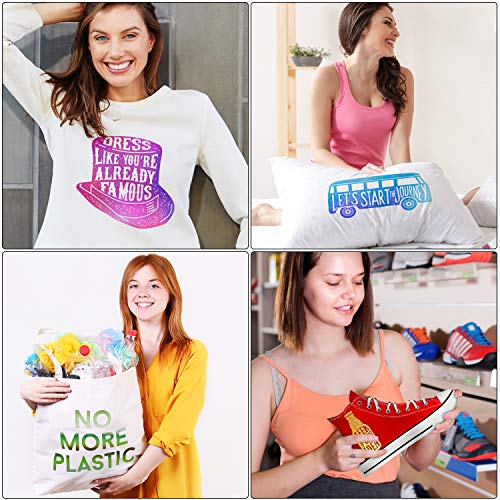 Holographic Heat Transfer Vinyl, HIRALIY 15 Sheets 12" x 10" Sparkly ...