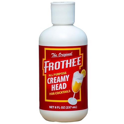 FROTHEE All Purpose Cocktail Foamer 8oz - Egg Substitute, Vegan, Gluten ...