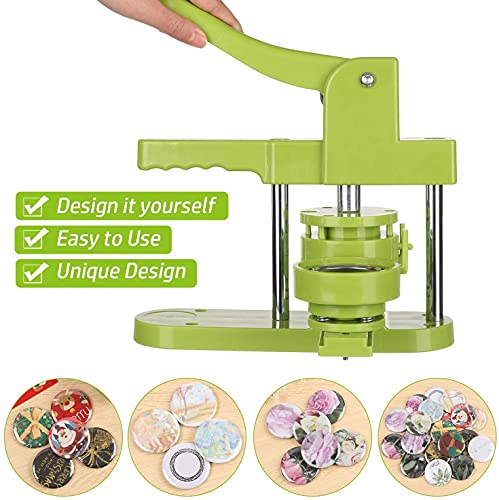 Button Badge Maker Machine kit 58mm (2¼ inch) DIY Pin Button Maker ...