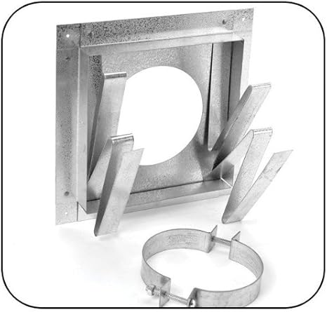 Amazon.com: Chimney 68570 5 in. Square Type B Vent Firestop Support ...