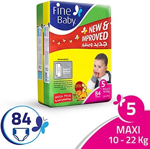 Fine Baby Super Dry Set Of 84 Diaper Mega Pack Maxi, 10 - 22 KG price ...