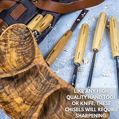 WINCKELSTEEL Wood Carving Tools Set of 12 Wood Chisels - Glides Through ...
