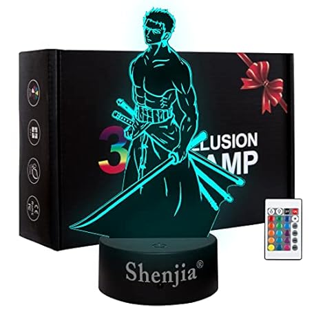 Mua Shenjia 3D LED One Piece Night Light Character Commodity Lamp for ...