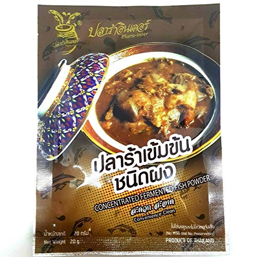 (20g. x 3 Packs) Pla-ra Best Thai Food Cuisine Ingredient Concentrated ...