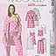 Amazon.com: McCall's Patterns M5248 Misses' Robe, Belt, Top, Nightgown ...