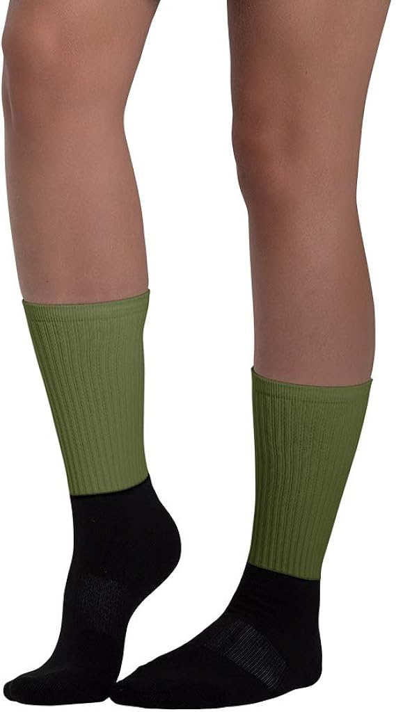 Amazon.com: Army Green Military Olive Drab Foot Sublimated Socks ...
