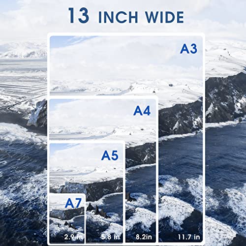 QUIWELL Laminator Machine, A3 Laminator with 20 Pcs Laminating Sheets ...