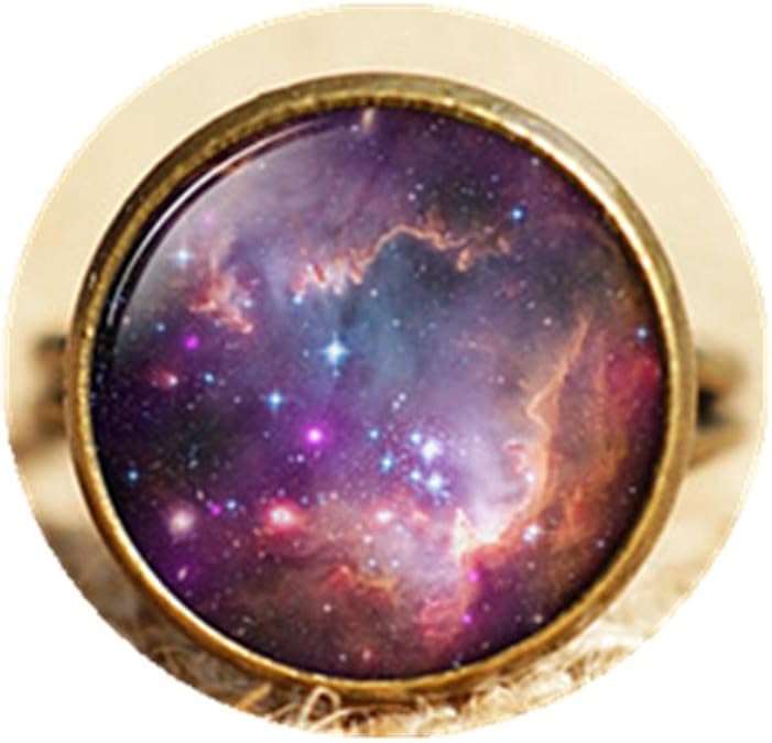 Amazon.com: Galaxy rings, Space ring, Astronomy Jewelry,Galaxy Stars ...