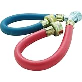 Hot Cold Washer Hose Rubber Y Mixer Plumbing Connector Burst Proof ...