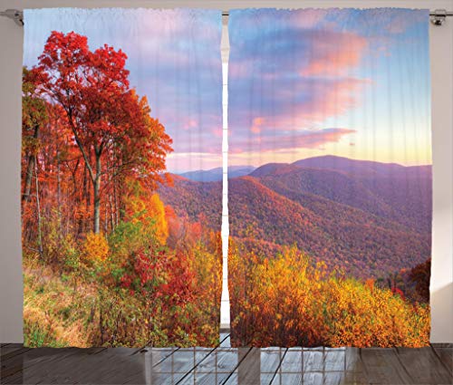 Fall Color Drapes to Spruce Up Your Room for Autumn