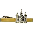 Amazon.com: LDS Provo Utah Temple Gold Steel Tie Bar - Tie Clip ...