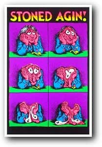 Amazon.com: Stoned Again Black Light Poster Standard Size: Prints ...