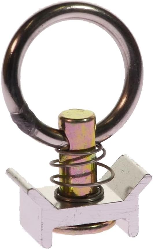 20 x 1000 kg Cargo Load Rings Lashing Rail Fitting Single Stud Fitting ...