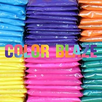 Amazon.com: 25 Assorted Color Powder Packets - Ideal for color run ...