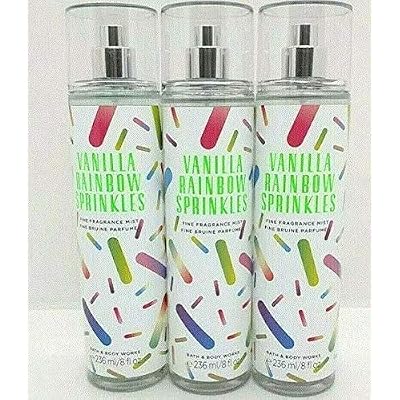 Buy Bath and Body Works Vanilla Rainbow Sprinkles - Value Pack Lot of 3 ...