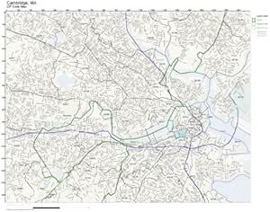 ZIP Code Wall Map of Cambridge, MA ZIP Code Map Laminated : Amazon.ca ...