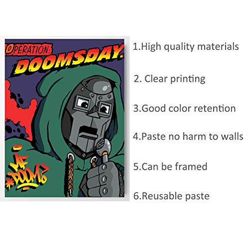 Zero.o MF Doom-Operation Doomsday Poster Size 18 Inches X 24 Inches,MF ...