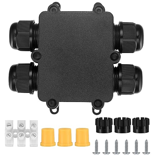 Junction Box 4 Way, Waterproof IP68 External Underground Electrical ...
