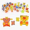 26 Colorful Alphabet Robots ABC Learning toys Transforming Toys Robot ...