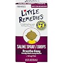 Amazon.com: Little Remedies Saline Spray and Dropper | 0.5 oz | Pack of ...