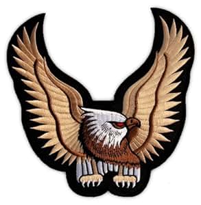 Amazon.com: Backpatch Eagle XXL Jacket Large Back Patch Sew-on Iron-on ...