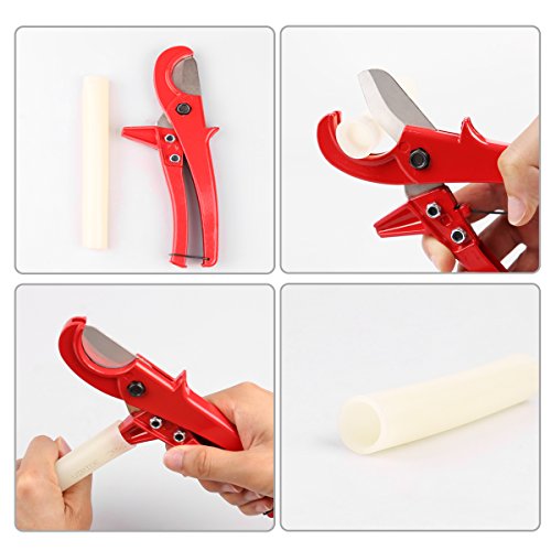 PEX Cutter for Cutting 1/8"-1" PEX Tubings (1/8", 1/4", 3/8", 1/2", 3/4 ...