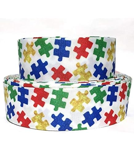 Autism Awareness Products Autism Awareness Ribbon - 10 Yard Satin ...